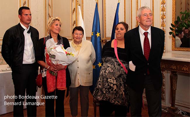 Pierre Bénard a reçu la médaille des arts de la ville de Bordeaux