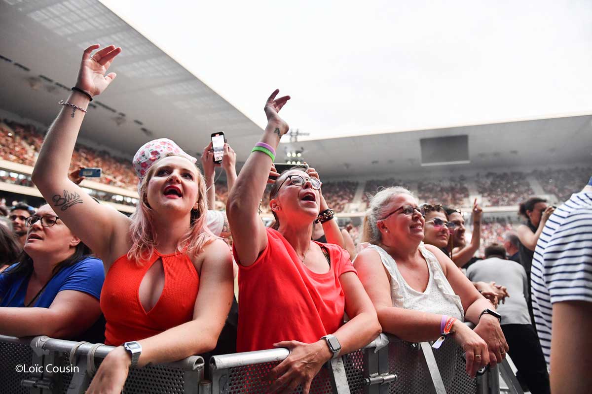 MUSE, taille XXL au Matmut Atlantique.